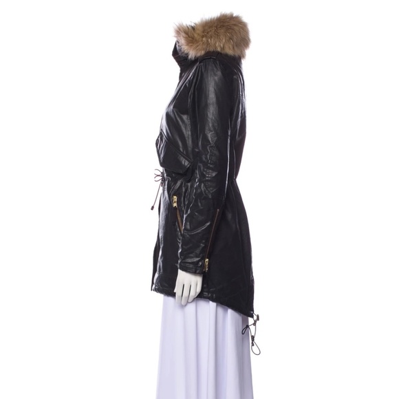 SAM. | Jackets & Coats | Sam Hudson Parka With Real Raccoon Fur Collar ...